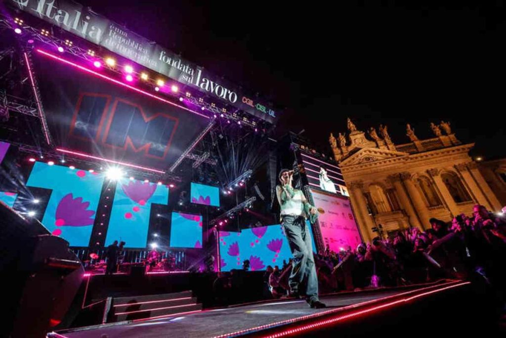 Il concertone del primo maggio riempie piazza san giovanni di musica e ...