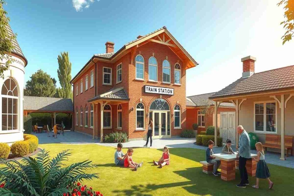 Un ex casello ferroviario si trasforma in un innovativo asilo nido ...